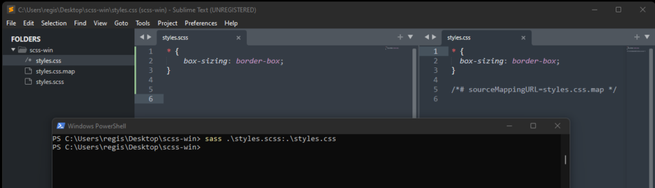 Installer SASS | Régis Enguehard